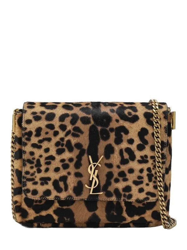 Saint Laurent Leopard-print Pony-effect Leather Kate Bag - Multicolor