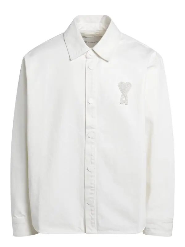 Ami Cream De Coeur Shirt - White