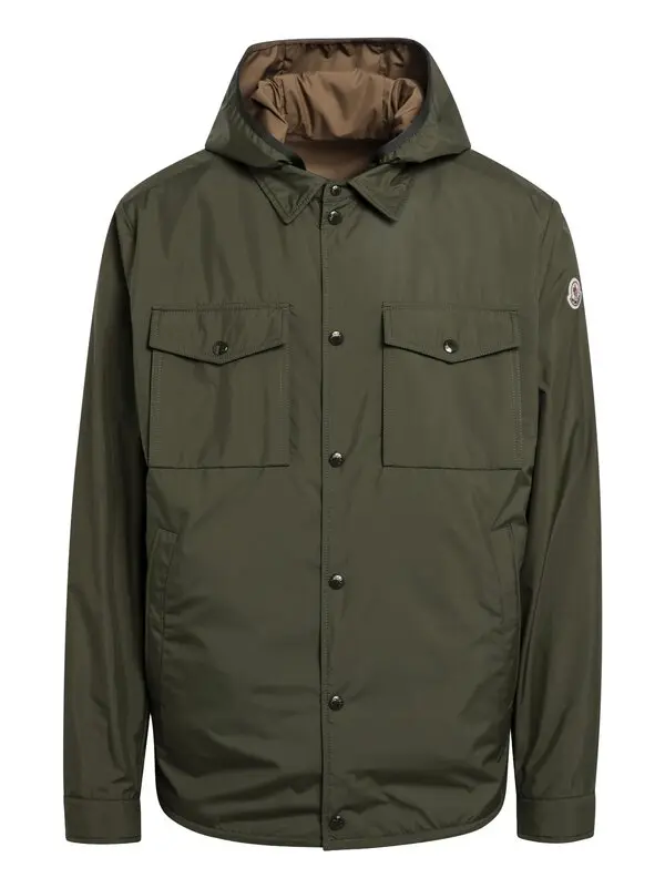 Moncler Chirano" Military Nylon Shirt Jacket - Green