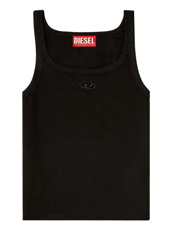 DIESEL® Ribbed Cotton Slim Fit Tank Top - Multicolor