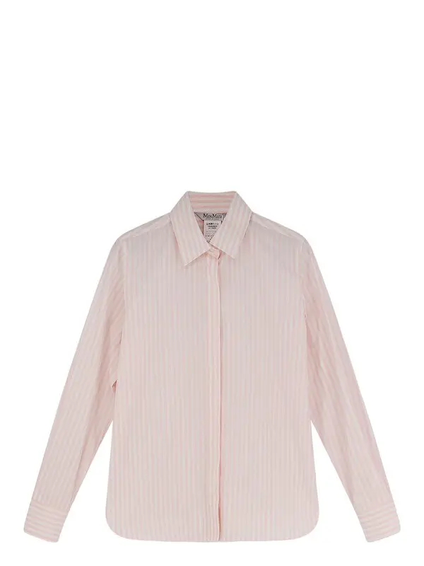 Max Mara Striped Cotton Shirt - Multicolor