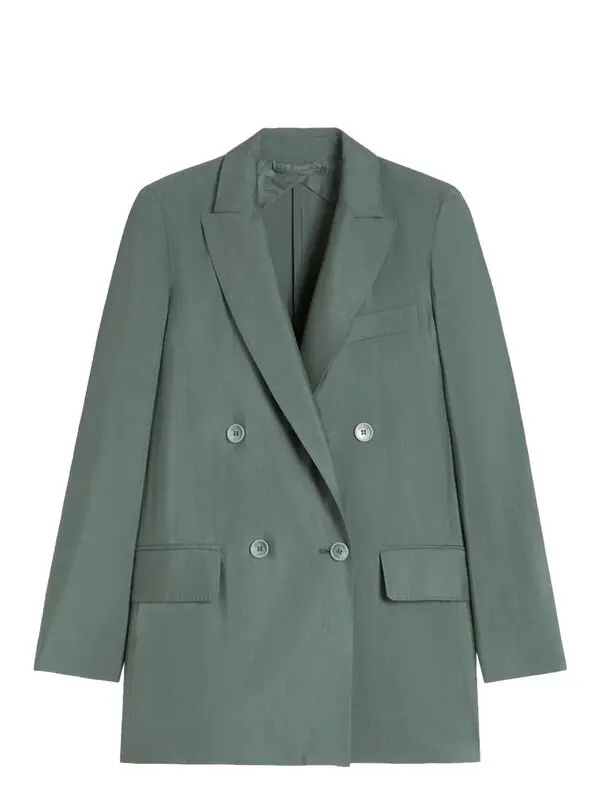 Max Mara Wool Double-breasted Jacket - Multicolor