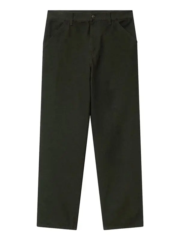 Carhartt Work In Progress Single Knee Pant In Organic Cotton - Green
