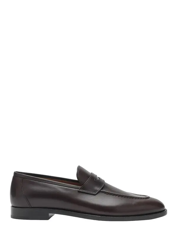 Loro Piana Sergio Loafer In Calfskin - Brown