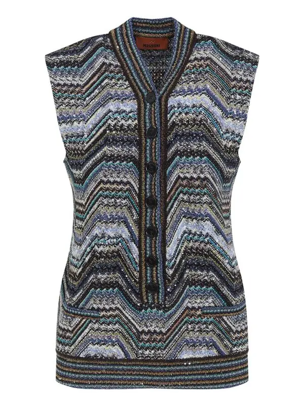 Missoni Caperdoni Knit Vest - Multicolor