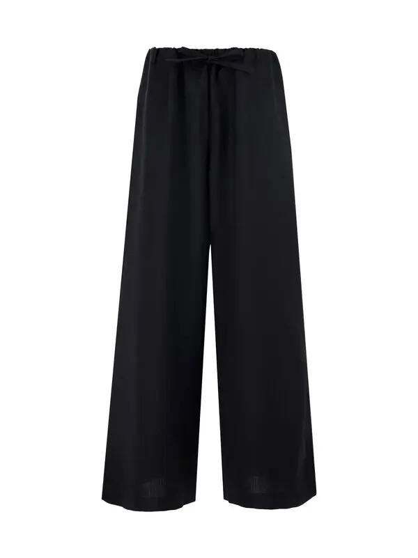 TOTEME Wool Trousers - Black