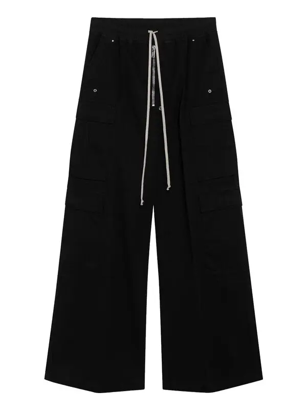 Rick Owens Double Cargo Jumbo Bela Trousers - Black