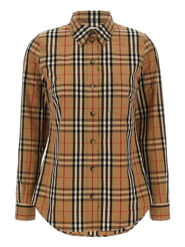 Burberry Check Shirt - Multicolor