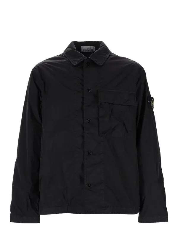 Stone Island Padded Overshirt - Black