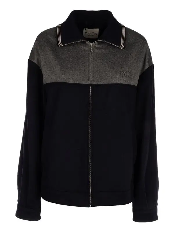 Miu Miu Color Blocked Jacket - Multicolor