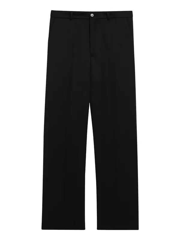 Balenciaga Tailored Trousers In Dry Wool - Black