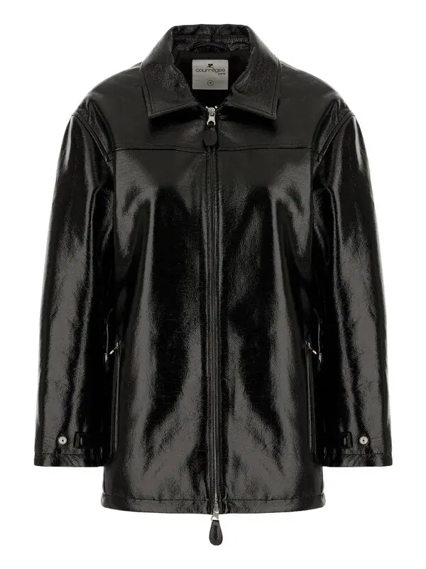 COURREGES Leather Jacket - Multicolor