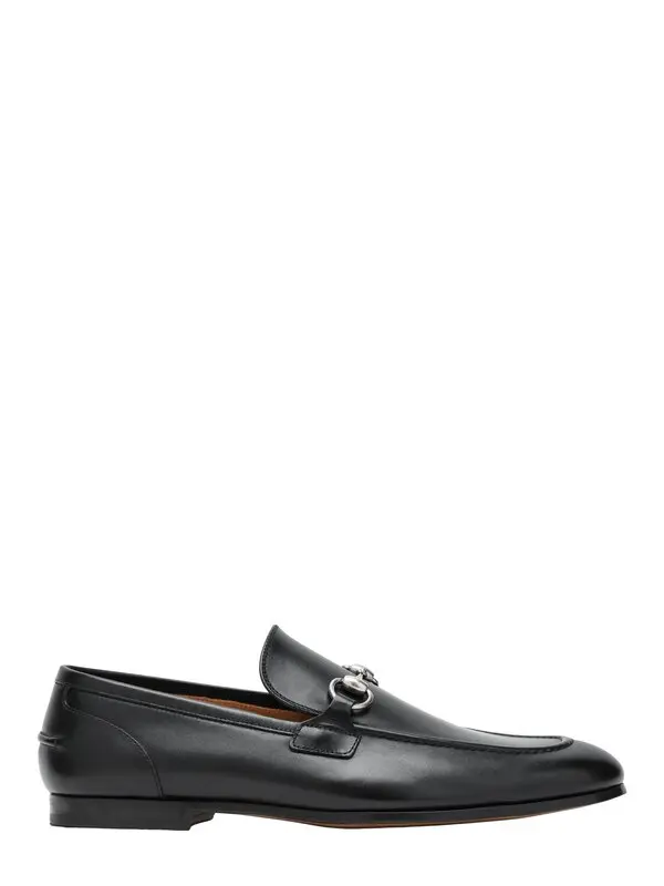 Gucci Moccasin With Horsebit Detail - Black