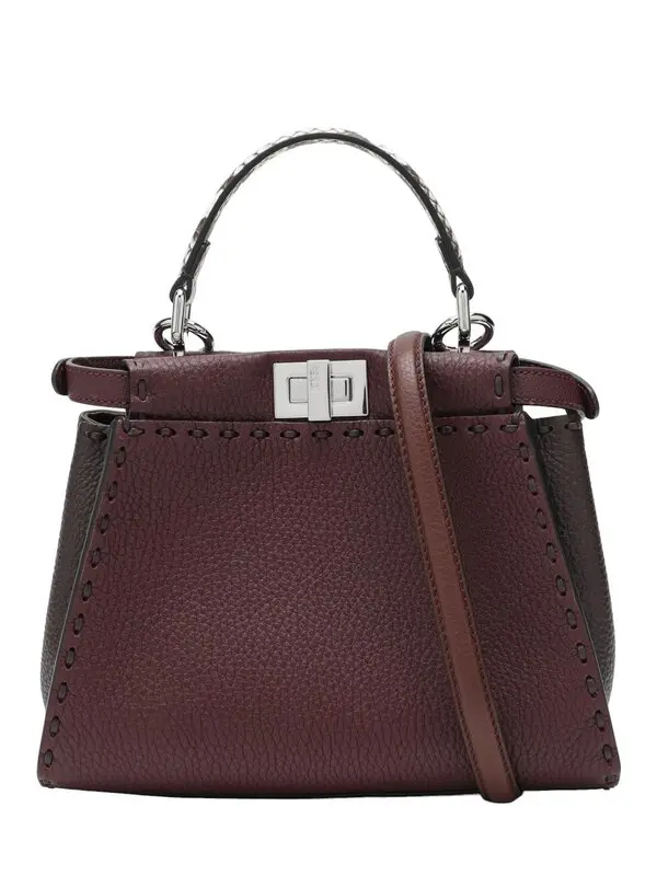 Fendi Peekaboo Mini Bag - Red