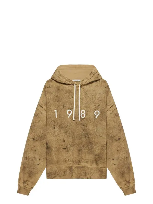 1989 STUDIO Camouflage Logo Hoodie - Cream