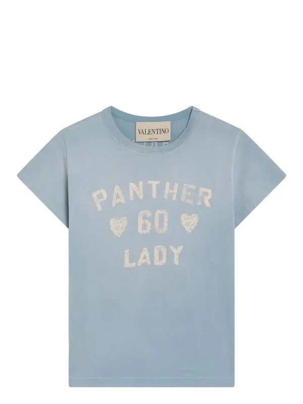 Valentino Garavani Panther 60 Lady T-shirt - Gray