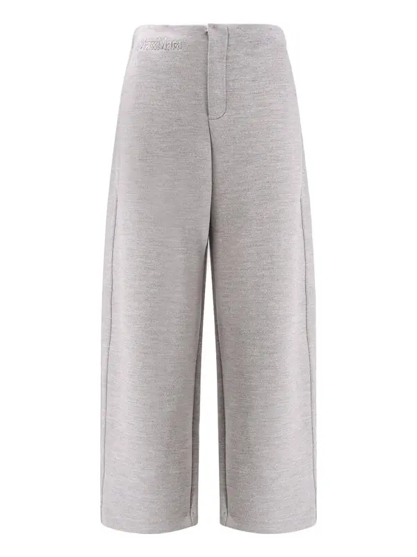 Max Mara Wool And Cotton Trousers - Multicolor