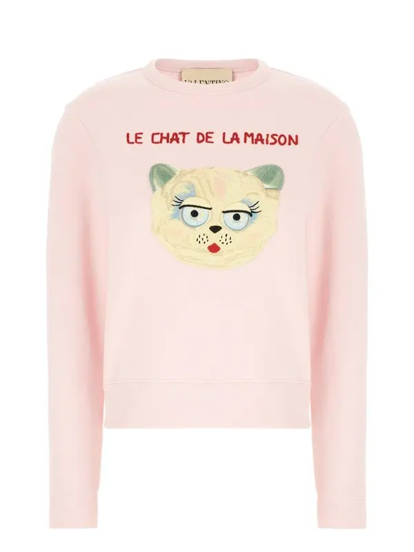 Valentino Garavani Embroidered Crewneck Sweatshirt - Multicolor