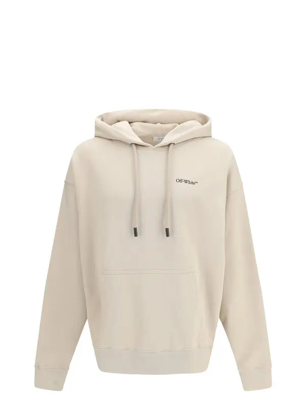 Off-White Half Arrows Skate Hoodie - Cream