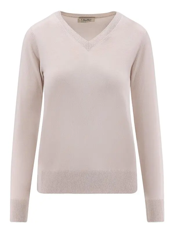 Max Mara Wool V-neck Sweater - Multicolor