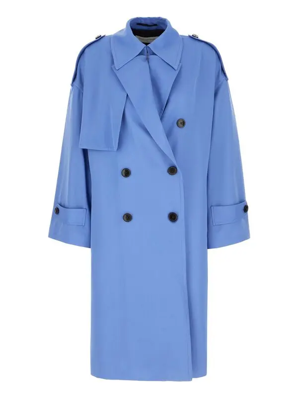 Dries Van Noten Double Breasted Coat - Multicolor