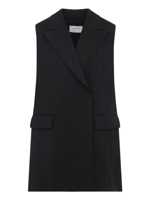 Sportmax Albero Gilet - Black