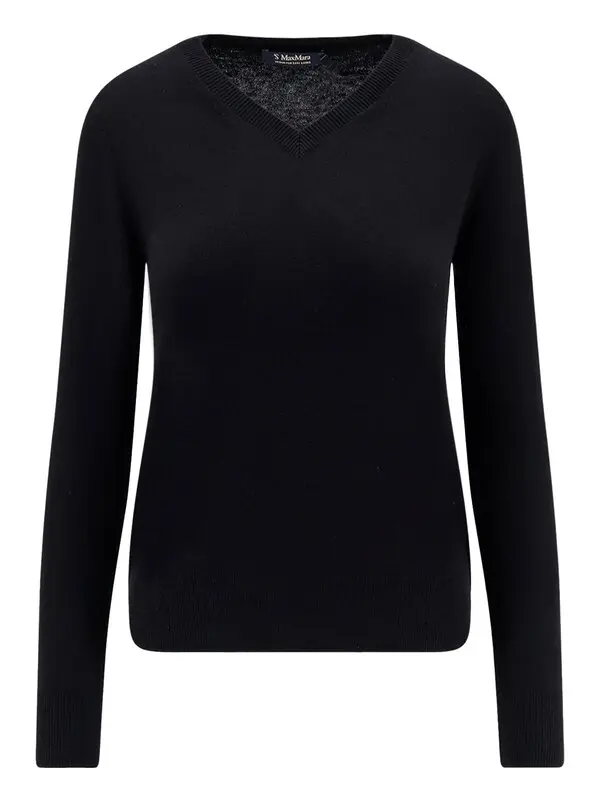 Max Mara Wool V-neck Sweater - Multicolor
