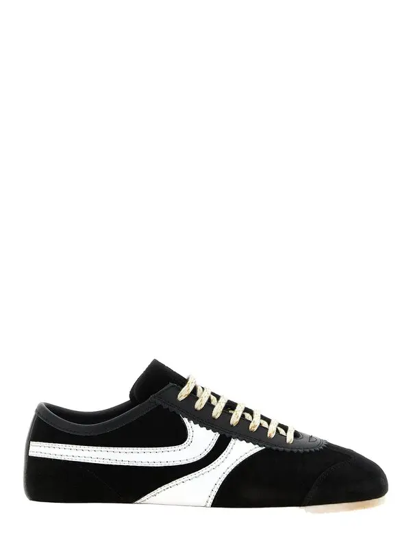 Dries Van Noten Suede Lace-up Sneakers - Multicolor