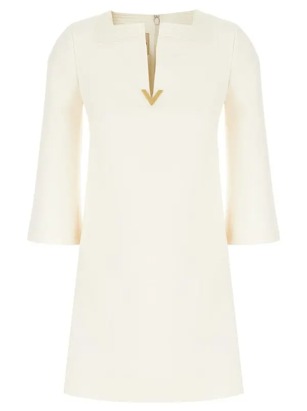 Valentino Garavani Dress With V Detail - Multicolor