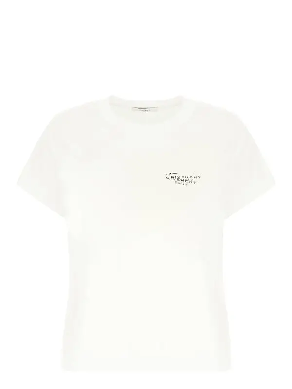 Givenchy Paris" Graphic T-shirt - Multicolor