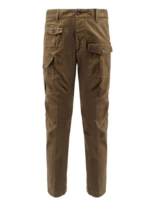 Dsquared2 Sexy Cargo Cotton Trousers - Multicolor