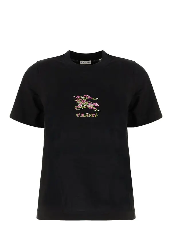 Burberry Embroidered Horseferry Print T-shirt - Multicolor
