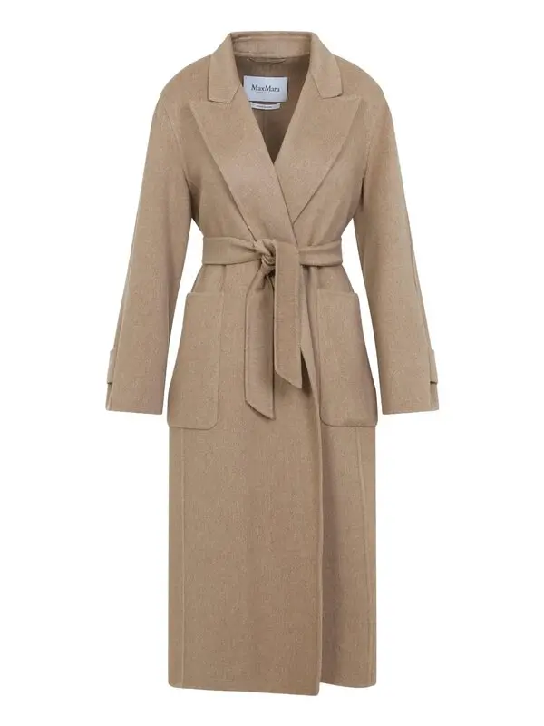 Max Mara Ribelle Camel Coat - Multicolor