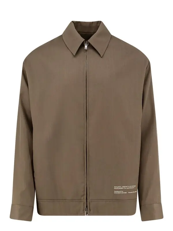 GOLDEN GOOSE Coach Wool And Cotton Jacket - Multicolor