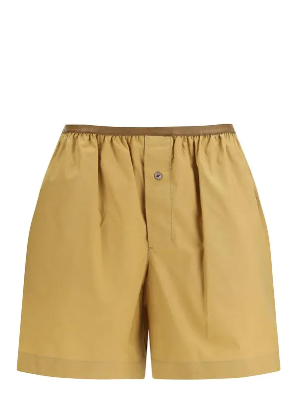 LEMAIRE Buttoned Elasticated Shorts - Cream