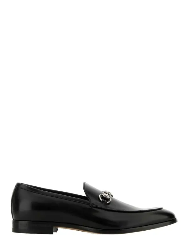 Gucci Horsebit Leather Loafers - Black