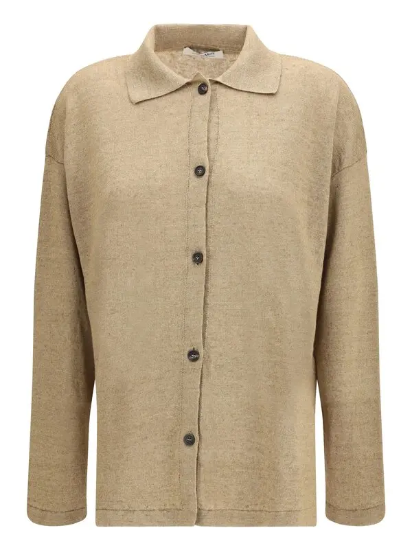 Max Mara Ribes Wool Cardigan - Cream
