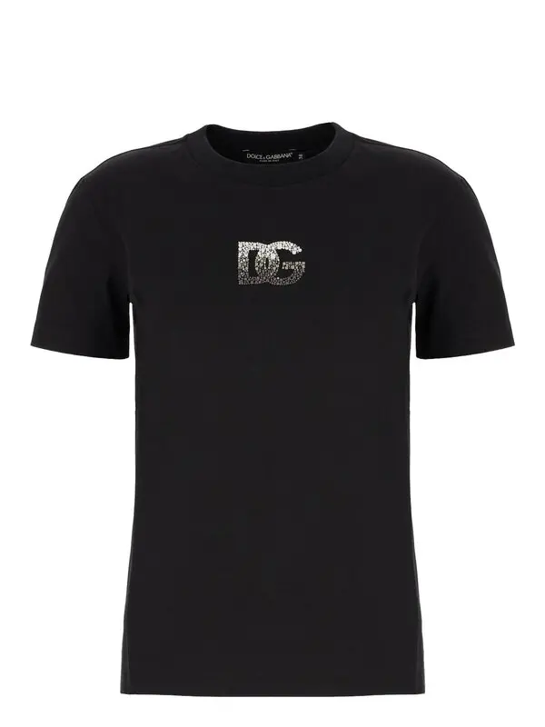 Dolce & Gabbana Embellished Logo T-shirt - Multicolor