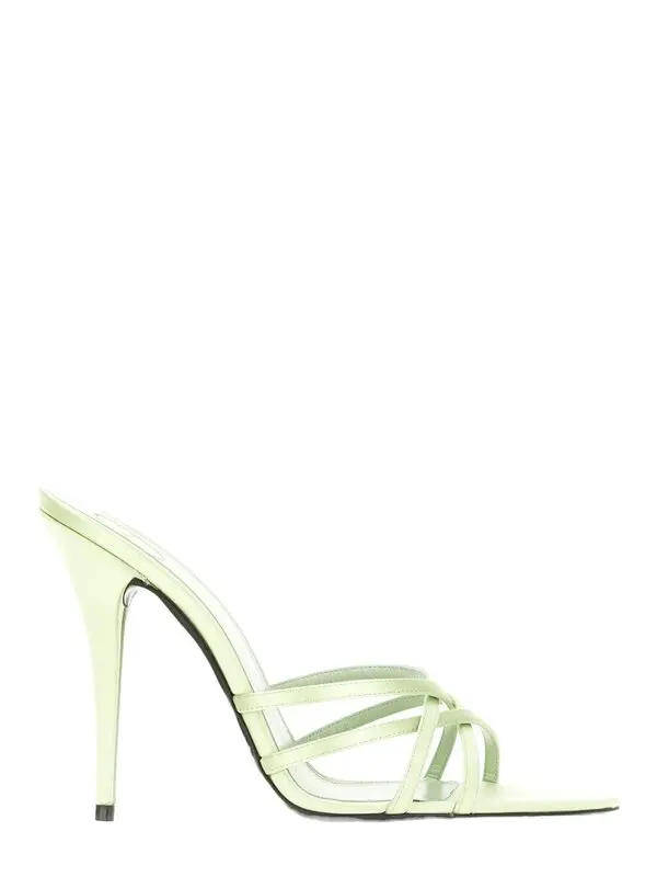 Saint Laurent Strappy High Heel Mules - Multicolor