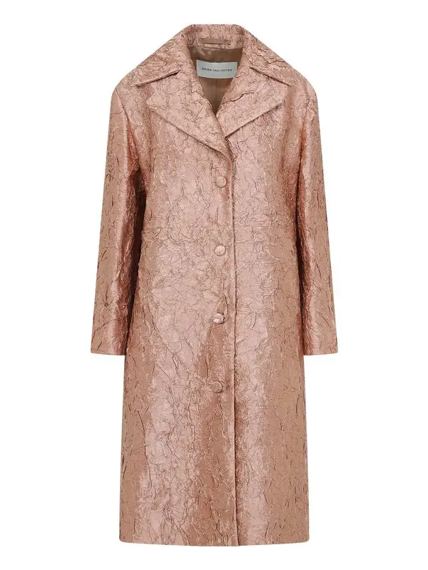 Dries Van Noten Ricca Viscose Coat - Multicolor