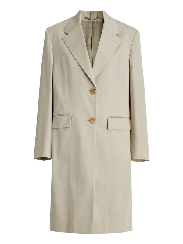 Prada Single Breasted Coat - Multicolor