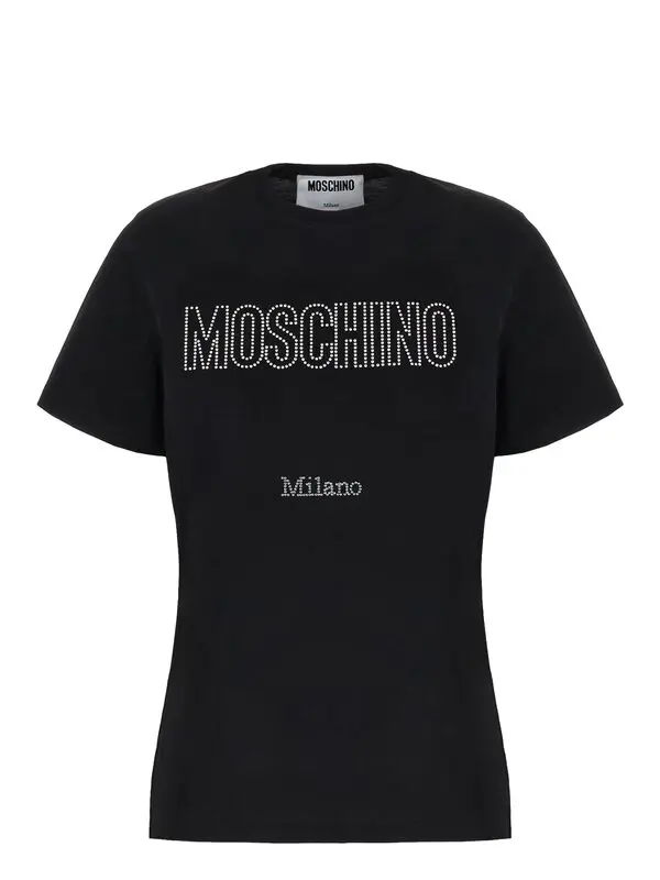 Moschino Embellished Logo T-shirt - Multicolor