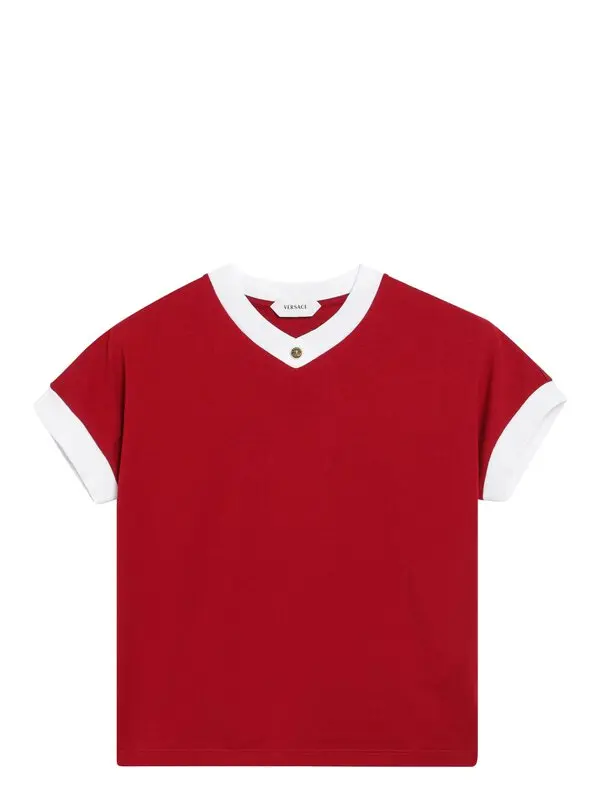 Versace Cotton Jersey T-shirt - Red