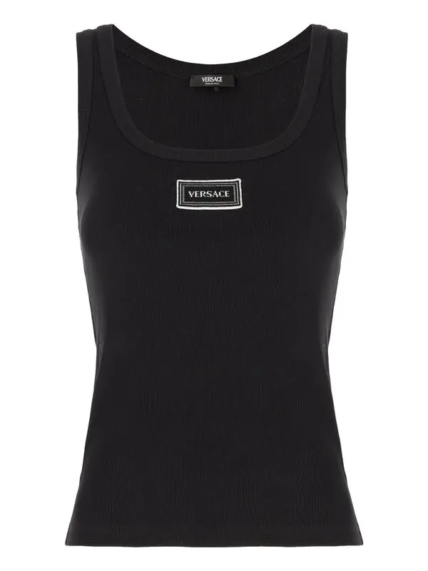 Versace Ribbed Tank Top - Multicolor