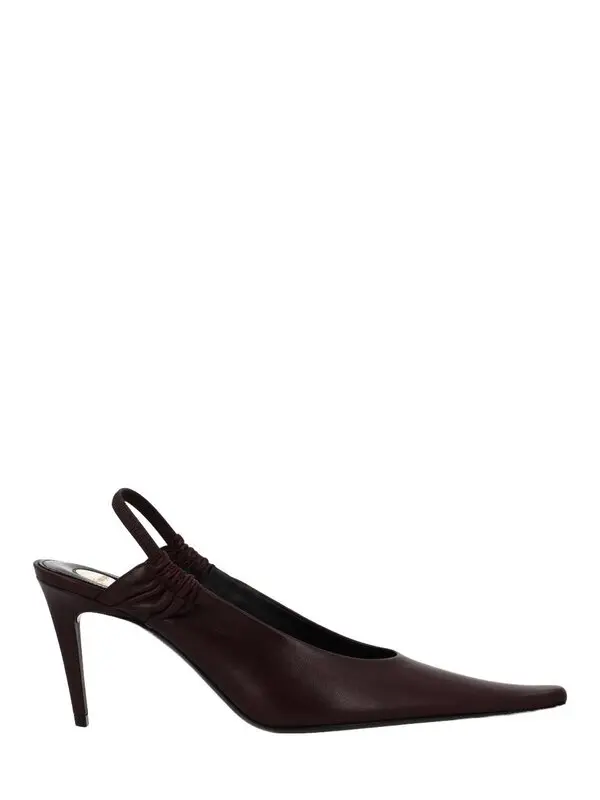 Saint Laurent Décolleté Anne-marie Slingbacks - Brown