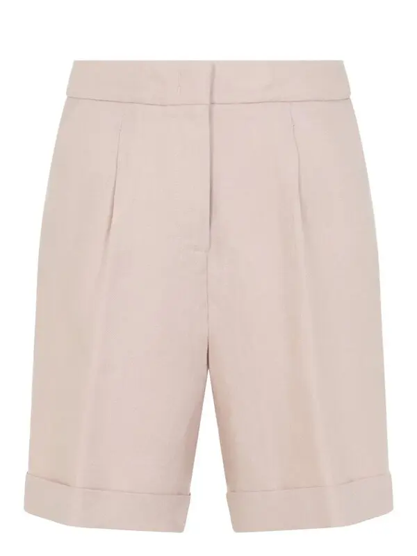 Peserico Linen Bermuda Shorts - Multicolor