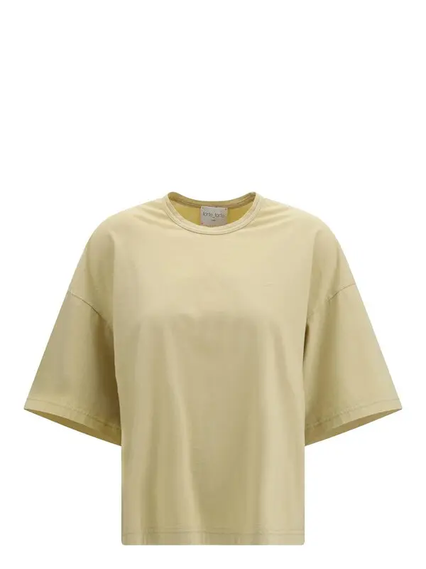 FORTE_FORTE Oversized Cotton Jersey T-shirt - Cream