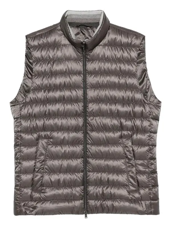 Herno Quilted Down Vest - Multicolor