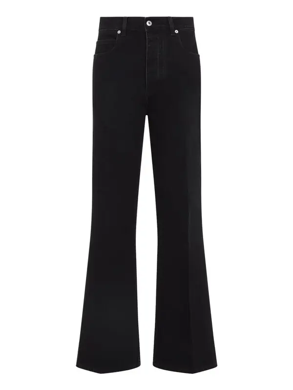 Bottega Veneta Cotton Flare Jeans - Black