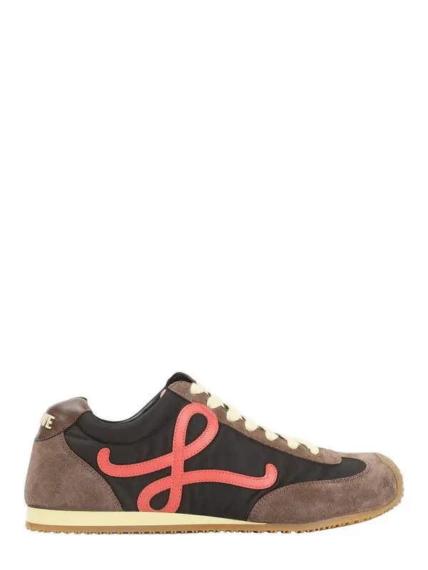 Loewe Ballet Runner 2.0 Sneakers In Calf Leather - Brown